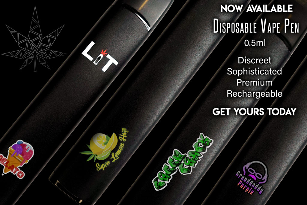 Buy LiT Disposable Vape Pen (THC or CBD) Online | LiT Vape Pens Online