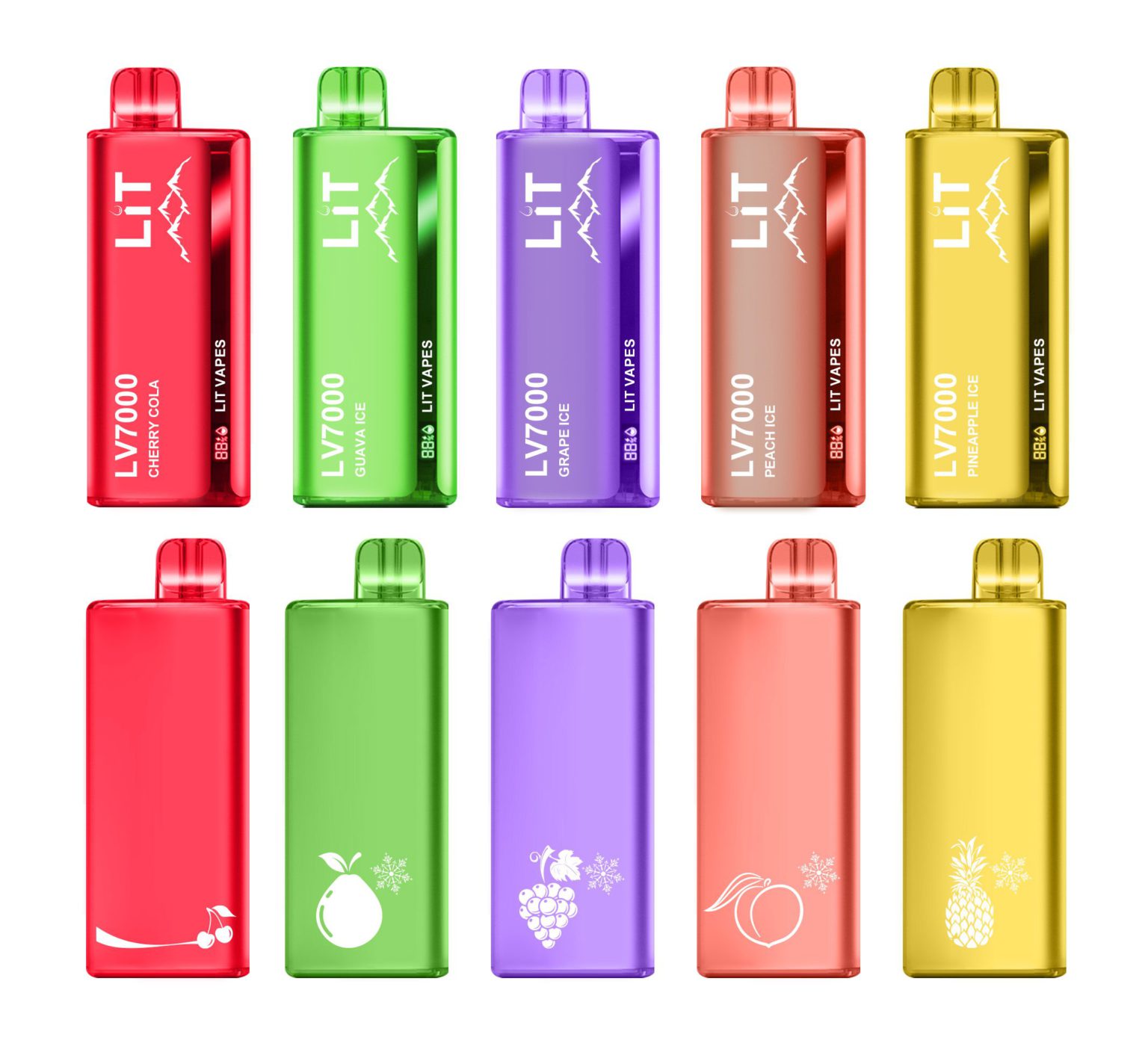 Buy LiT LV7000 Smart Disposable Nicotine E-Juice Vape Online | LiT Vape ...