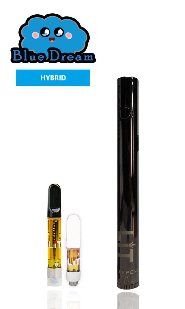 Blue Dream THC Vape Pen Kit or Refill Cartridge (Hybrid) | LiT Vape ...
