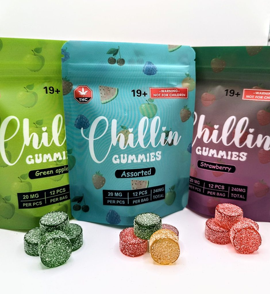 Buy Chillin Gummies Edible 'Single Flavour' 240mg (12 pcs x 20mg ...