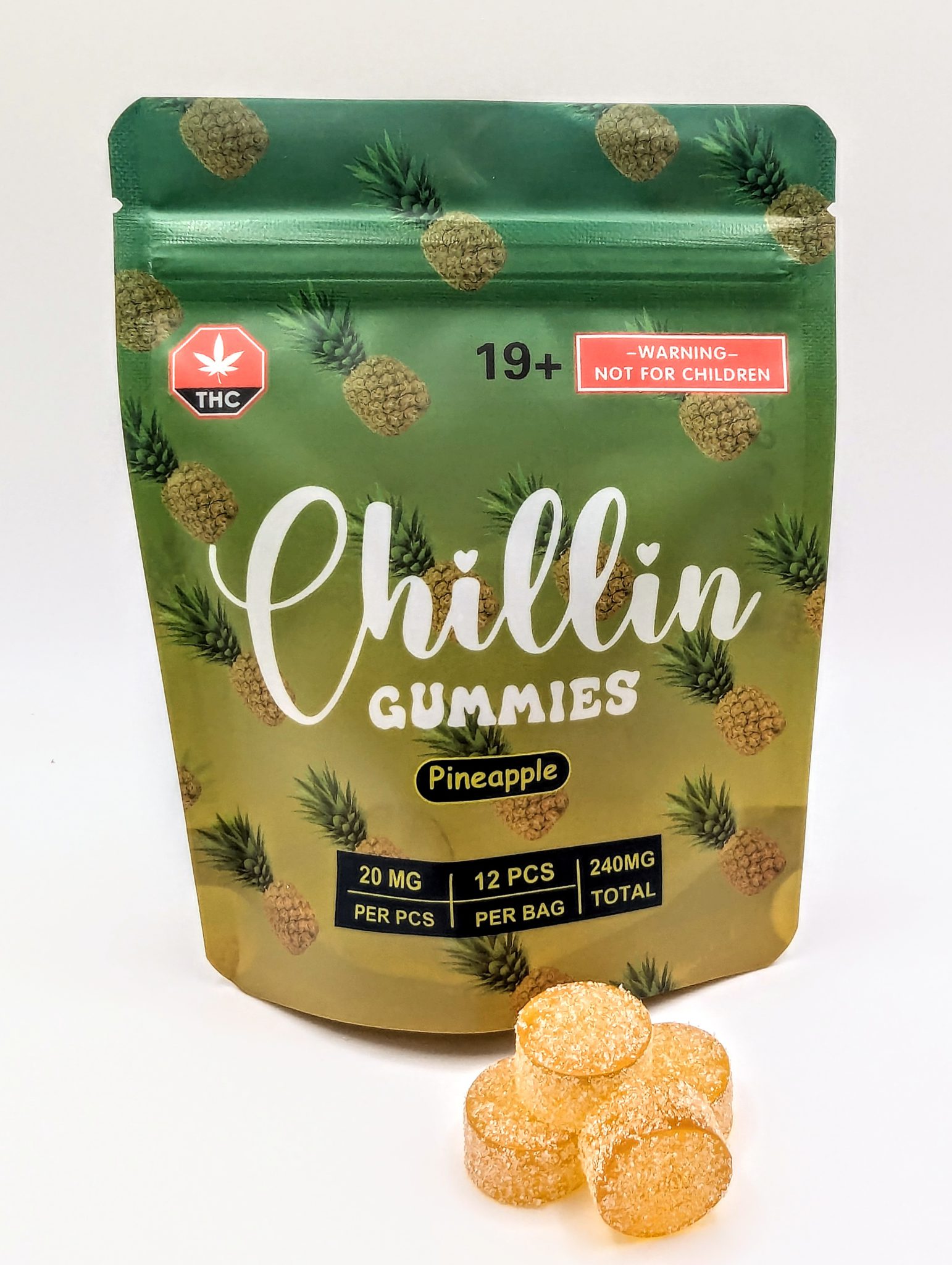 Buy Chillin Gummies Edible 'Single Flavour' 240mg (12 pcs x 20mg ...